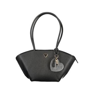 Guess Schwarze Polyethylen-Handtasche