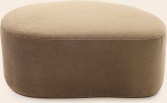 Madura Pouf Julika Opal beige chaud - BEIGE