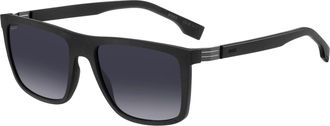 BOSS Sonnenbrillen Boss BOSS 1699/S MATTE BLACK/GREY SHADED 56/18/150 Herrenbrillen