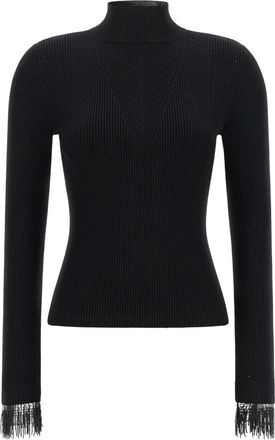 Twinset Haut &agrave; col montant - Femme - Pulls - Noir - Taille: 38 FR