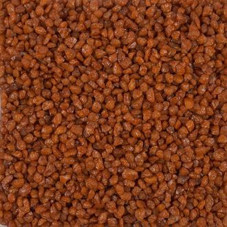 Eurosand GRANULAT 2-3 mm (Kleine Dekosteine, grobk&ouml;rniger Farbsand) 1 kg. Braun, Terra -15