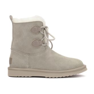 Kazar Graue Schneestiefel mit Schn&uuml;rung oben - - Shoes - Damen - Grau - 40 EU