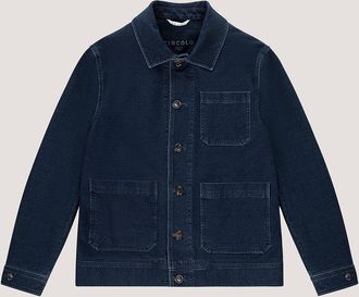 Circolo 1901 Work Jacket in Indigo Indigo Stone Washed / M