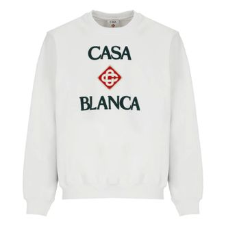 Casablanca Herren, Sweatshirts & Hoodies, Wei&szlig;, SGr&ouml;&szlig;e