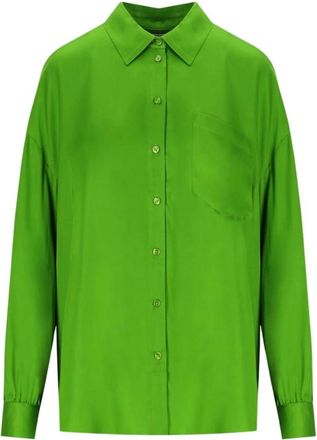 Essentiel Femme, Blouses et Chemises, Vert, Taille: 38 FR Judith Shirt