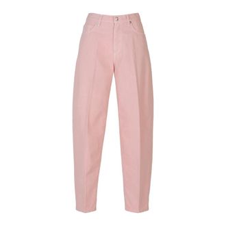 Nine In The Morning Rosa Karottenmodell Baumwollhose - - Trousers - Damen - Rosa - W26