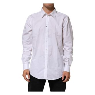 Dolce & Gabbana Homme, Chemises, Blanc, Taille: 4XL Chemise habill&eacute;e