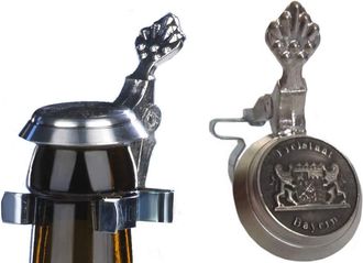 King Bierflaschen Zinndeckel Bayern Flaschendeckel Zinn