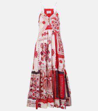 Isabel Marant Robe midi Sabbage imprimée en coton