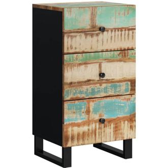 vidaXL Sideboard mit 3 Schubladen 40x33,5x75 cm Altholz Massiv vidaXL