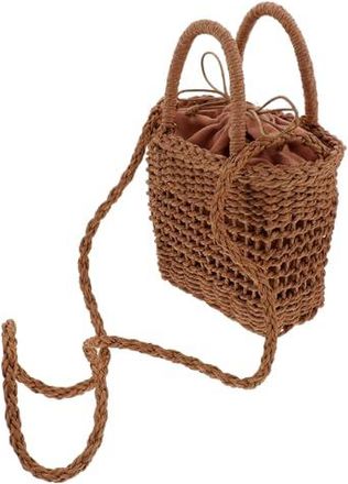 BESPORTBLE Sac à Main Tissé Paille Sac à Bandoulière Léger Pour Plage Femme Pour Femmes