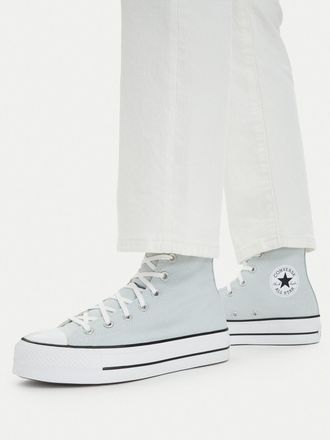Converse Sneakers aus Stoff Converse Chuck Taylor All Star Lift Platform A11873C Himmelblau
