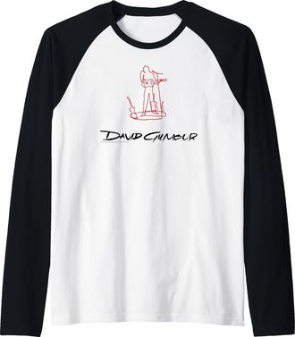 F4NT4STIC David Gilmour Line Art Raglan