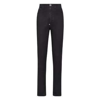 Philipp Plein Super High Waist Jegging - - Jeans - Damen - Schwarzk - W27