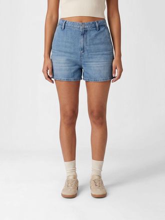 7 For All Mankind Short Femme couleur Bleu Azur