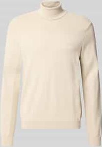 HUGO BOSS Regular Fit Rollkragenpullover aus Woll-Mix