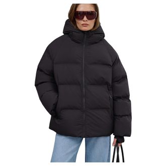 Estro & Luminara Loose-Fit Eco-Daunenjacke - - Jackets - Damen - Schwarzk - XS