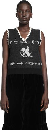 Renli Su Romantic Angel Wool Knit Vest
