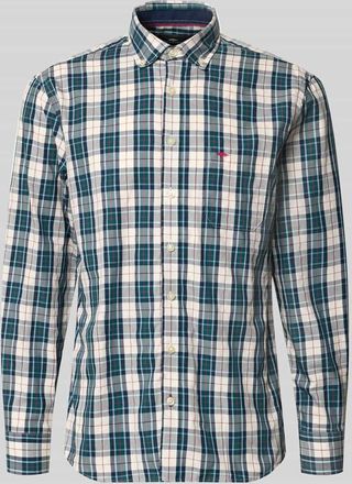 Fynch-Hatton Slim Fit Freizeithemd mit Button-Down-Kragen
