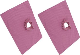 Beaupretty 2 St&uuml;ck Massage Tischbez&uuml;ge mit Gesichtsausschnitt Weiche Spa Gesichtsauflage Wiederverwendbare Kosmetikliege Abdeckung f&uuml;r Massage Sch&ouml;nheitssalon Ha