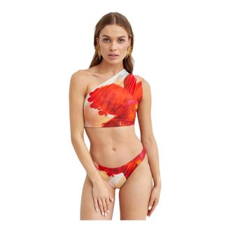 Lenny Niemeyer Femme, Maillots de bain, Multicolore, Taille: 40 FR Flora One Shoulder Bikini Top
