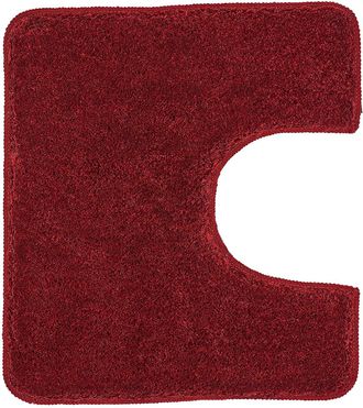 Kleine Wolke WC-Vorleger Seattle / 55 x 50 cm/Farbe Granat Badteppich, Polyester, 55x50x3 cm, 4071468130