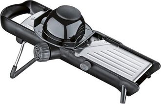 Küchenprofi Gemüsehobel COMFORT, vielseitiger Gemüseschneider für glatte & gewellte Scheiben, Stifte, verstellbare Schnittstärke 1-9 mm, Schnittbreite 4,5 & 9 mm,