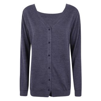 Semicouture Carin Cardigan - - Knitwear - Damen - Grau - S