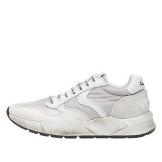 Voile Blanche Homme, Chaussures, Gris, Taille: 40 EU Baskets Blanches avec Dessus en Daim