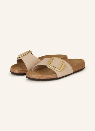 Birkenstock Pantoletten Madrid Big Buckle beige