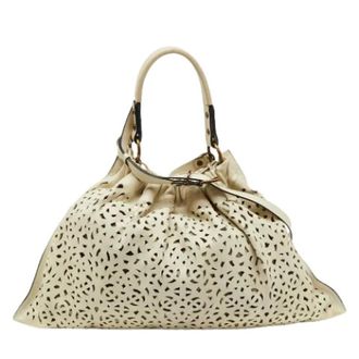 Marni Pre-owned Oversized Schultertasche - - Pre-owned - Damen - Wei&szlig; - ONE SIZE