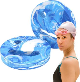 Generic Wassergewichte Für Schwimmbadübungen - Eva Schwimm-Fitness-Scheiben,Schwimmender Schwimmwiderstand Trainingshilfe Geeignet Für Jugendliche, Männer, Ju