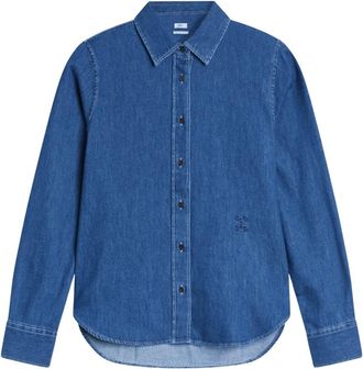 Closed Femme, Blouses et Chemises, Bleu, Taille: 40 FR Chemise Bleu