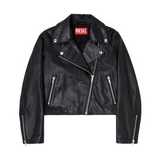 Diesel Damen, Jacken, Schwarzk, XSGröße