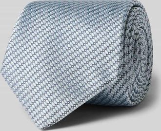 HUGO BOSS Krawatte aus Seide-Mix mit Allover-Muster