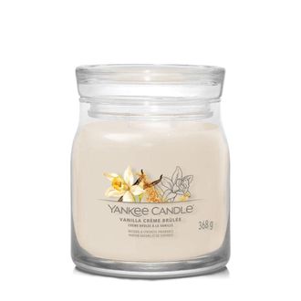 Yankee Candle Company Vanilla Creme Brulee Medium Glas