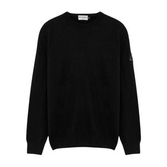 Roy Rogers Homme, Pulls, Noir, Taille: 3XL Maglia girocollo in misto lana e cashmere finezza 12