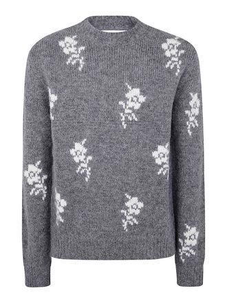 Jil Sander Pull Col Rond - Gris
