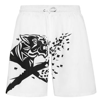 Plein Sport Homme, Maillots de bain, Blanc, Taille: 4XL Maillots de bain