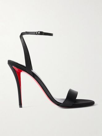 Christian Louboutin Sandales En Satin Miss Z 100 - Noir