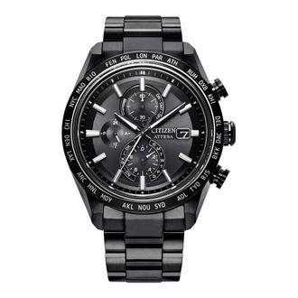 Citizen Citizen, Femme, Accessoires, Noir, Taille: ONE Size Attesa H800 Ring Sapphire Bezel