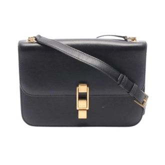 Saint Laurent Pre-owned Carre Satchel Leder Umh&auml;ngetasche - - Pre-owned - Damen - Schwarzk - ONE SIZE