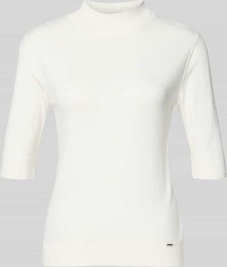 More & More Strickshirt mit Stehkragen