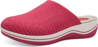 Jana Damen Pantoletten mit dicker Sohle Vegan, Rosa (Fuxia), 39 EU