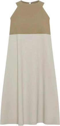 Roberto Ricci Design Rrd, Femme, Robes, Beige, Taille: 36 FR Robe Trap&egrave;ze Surflex Gae