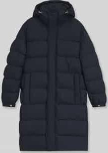 HUGO BOSS Regular Fit Steppmantel mit Kapuze