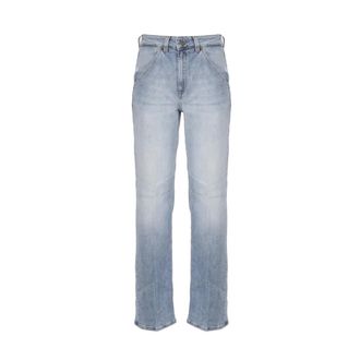 Dondup Blaue Gerades Jeans f&uuml;r Frauen - - Jeans - Damen - Blau - W26