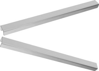 Valiclud 2 St&uuml;ck Kantenschutz Edelstahl K&uuml;chenschrank Schutzleisten Aufsteckbar Schubladenschutz f&uuml;r Haushalt