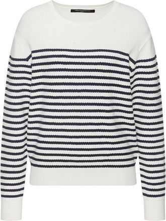 French Connection Sweater Maritimer Streifenlook aus soften Strukturstrick, Loungewear