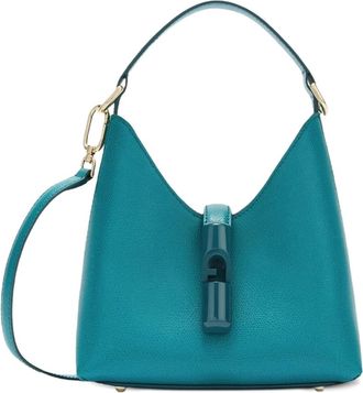 Furla Femme, Sacs, Bleu, Taille: ONE Size Iride Mini Hobo